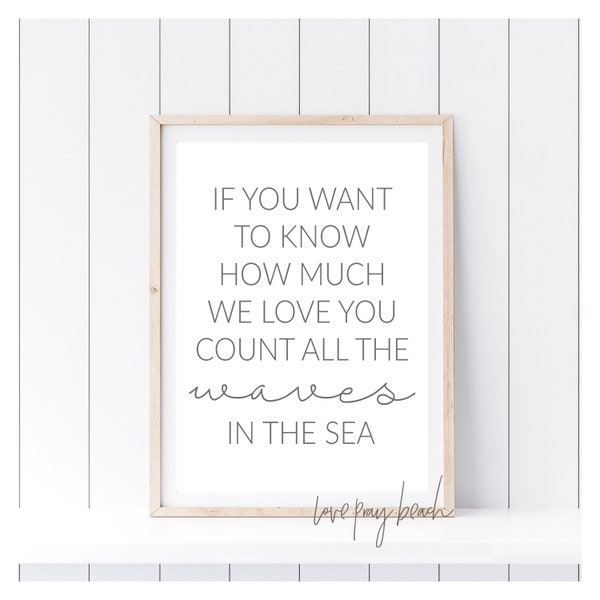 Count All the Waves - Etsy