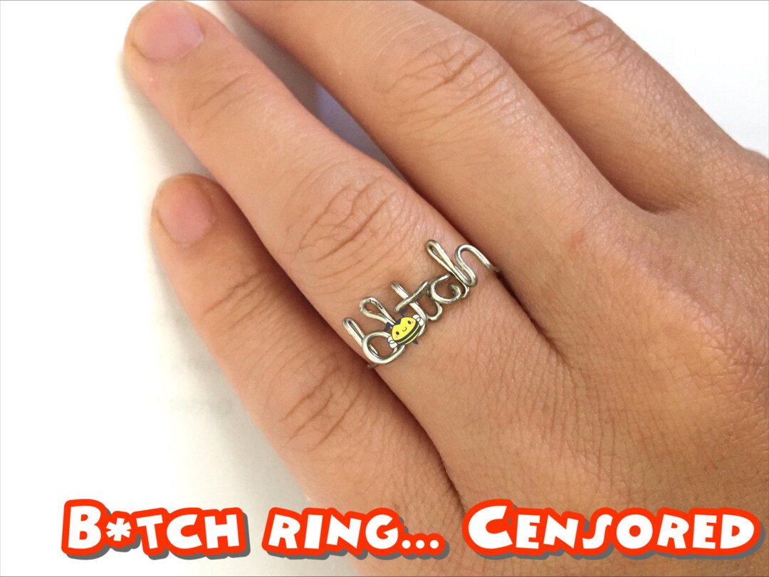 Btch Handmade Wired Rings. - Etsy