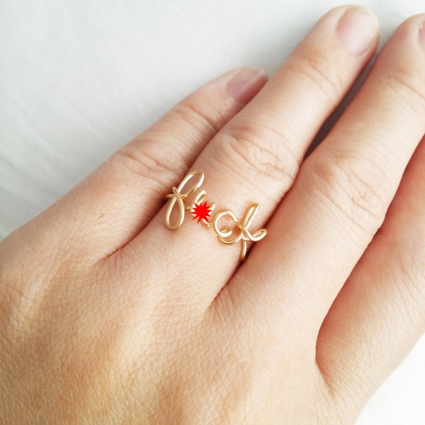 Wire Word Ring - Etsy