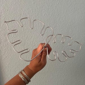 Set of 2 Monstera Shaped Plant Support Handmade - Etsy