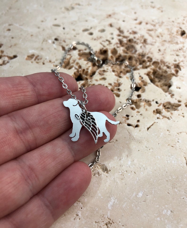 Angel Dog Necklace Labrador Retriever - Etsy
