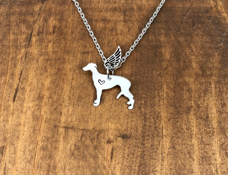 Angel Dog Necklace Whippet - Etsy