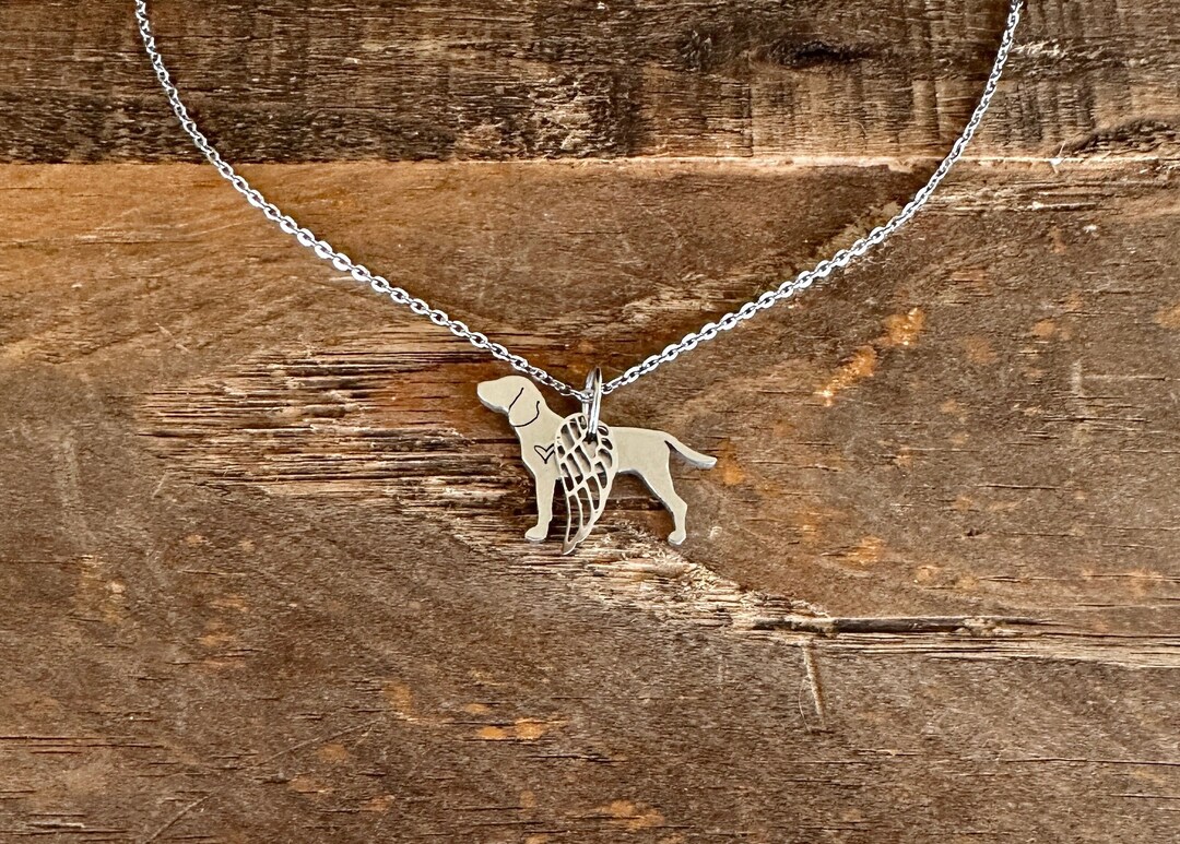 Angel Dog Necklace Beagle Pet Keepsake Memorial Gift Tribute Pendant - Etsy