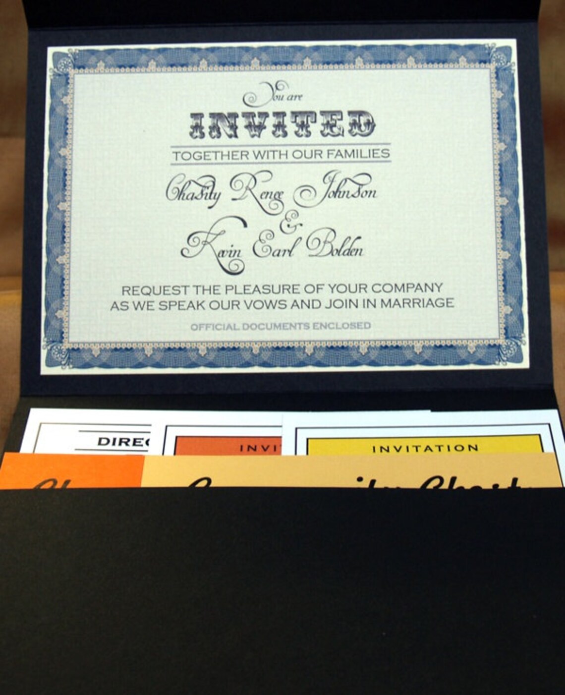 Monopoly Theme Wedding Invitation matrimony Game | Etsy