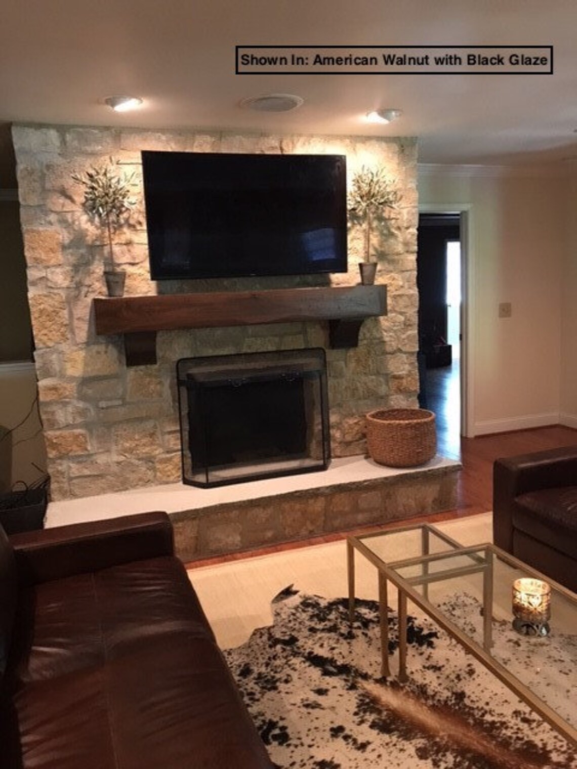 Distressed Poplar Beam Fireplace Mantel - Etsy