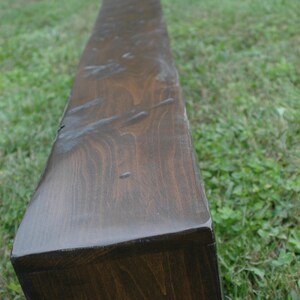 Distressed Poplar Beam Fireplace Mantel - Etsy
