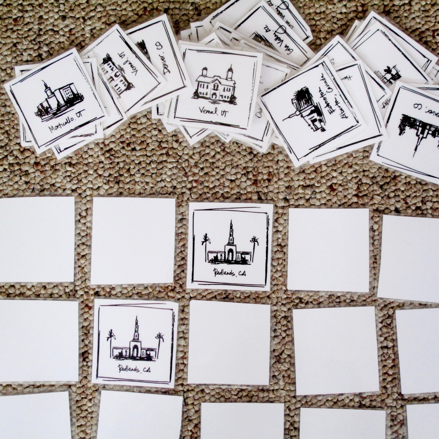 LDS Temple Memory Game, Part 2 - INSTANT DOWNLOAD - Etsy