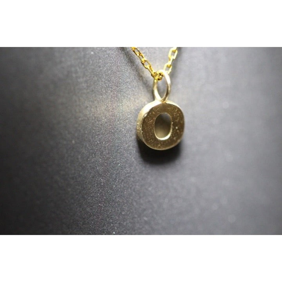 14kt Cute Half an Inch Letter o Pendant Mark 14k Solid Gold New - Etsy