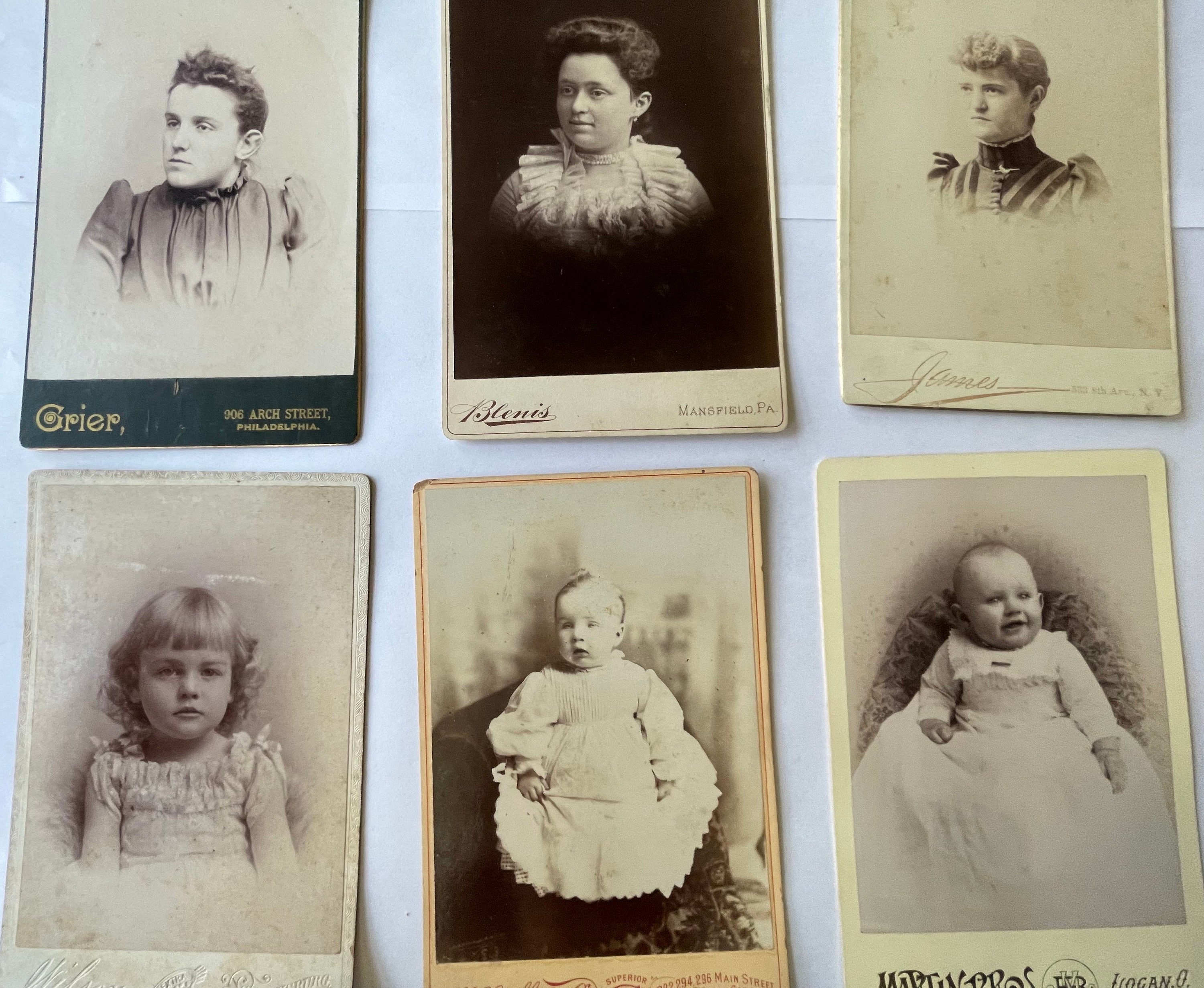 Collection of Victorian Photography Cabinet Cards - Etsy