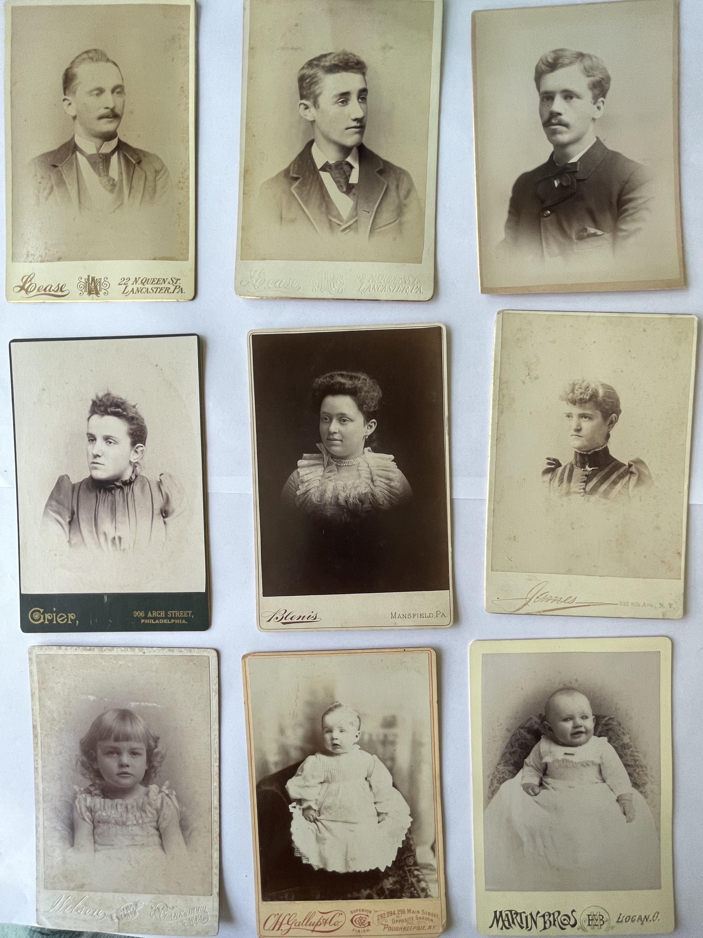 Collection of Victorian Photography Cabinet Cards - Etsy