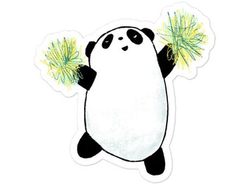 Kawaii Panda Sticker / Panda Lover Gifts / Chibi Panda Sticker - Etsy