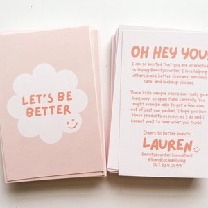 Custom Sample Card Digital Download Beautycounter - Etsy
