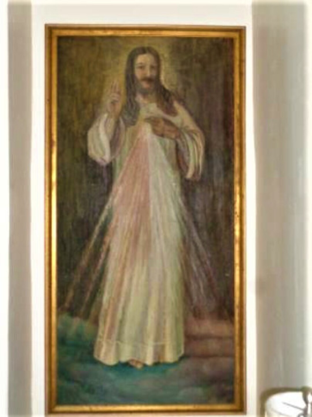 Antique "hippy" Jesus Painting - Etsy