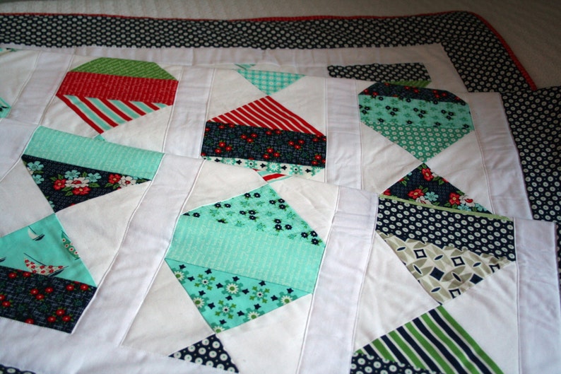 Boy Quilt Pattern/fishing Line/quiltling - Etsy