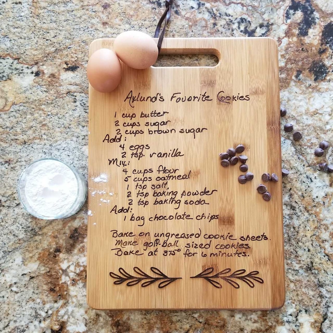 Custom Handwriting Cutting Board - Etsy