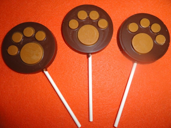 Carob Paw Pops | Etsy