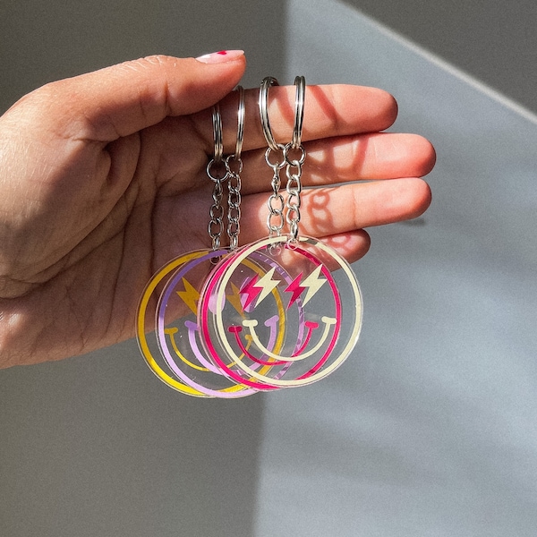 Preppy Keychain - Etsy