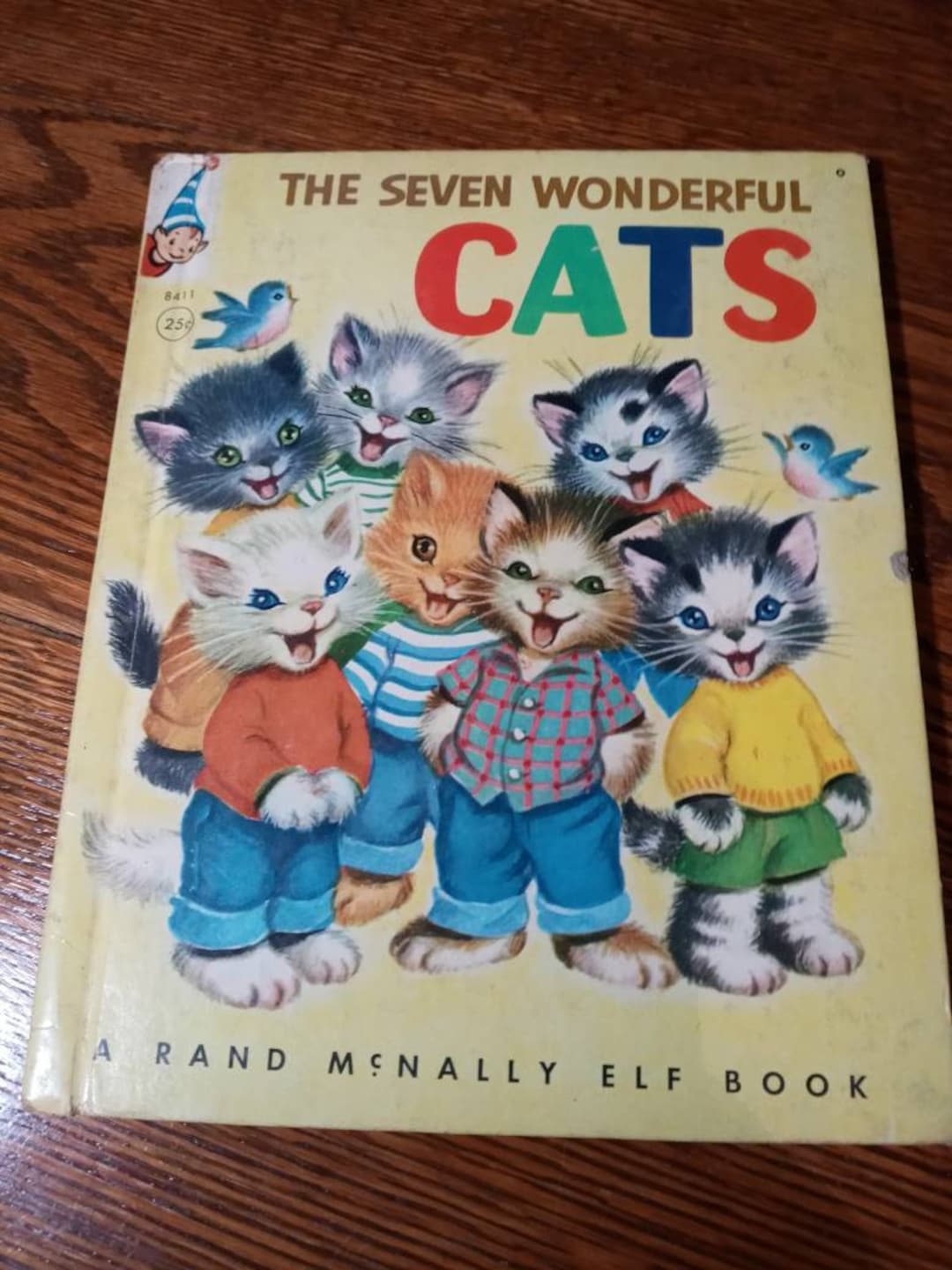 The Seven Wonderful CATS. Rand Mcnally Elf Book - Etsy