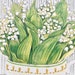 Ling Chang January Calendar Poster, Lily of the Valley Watercolor Art ...