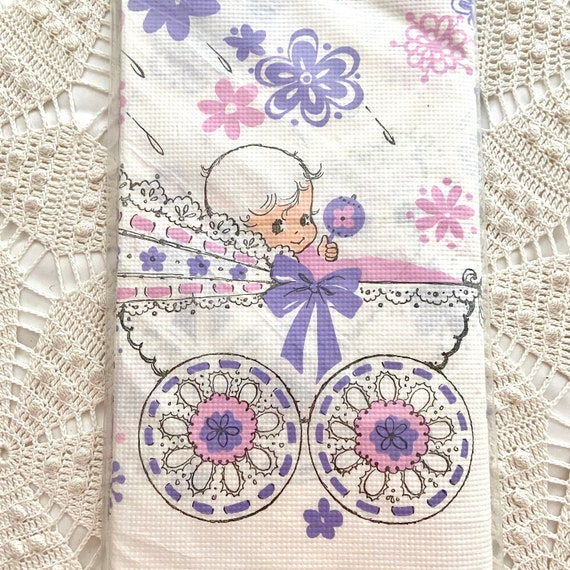 Hallmark Paper Table Cover Baby Shower Tablecloth Baby Girl - Etsy