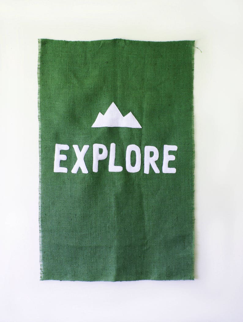 EXPLORE Wall Mural 24x38 Wanderlust Adventure Mountain - Etsy