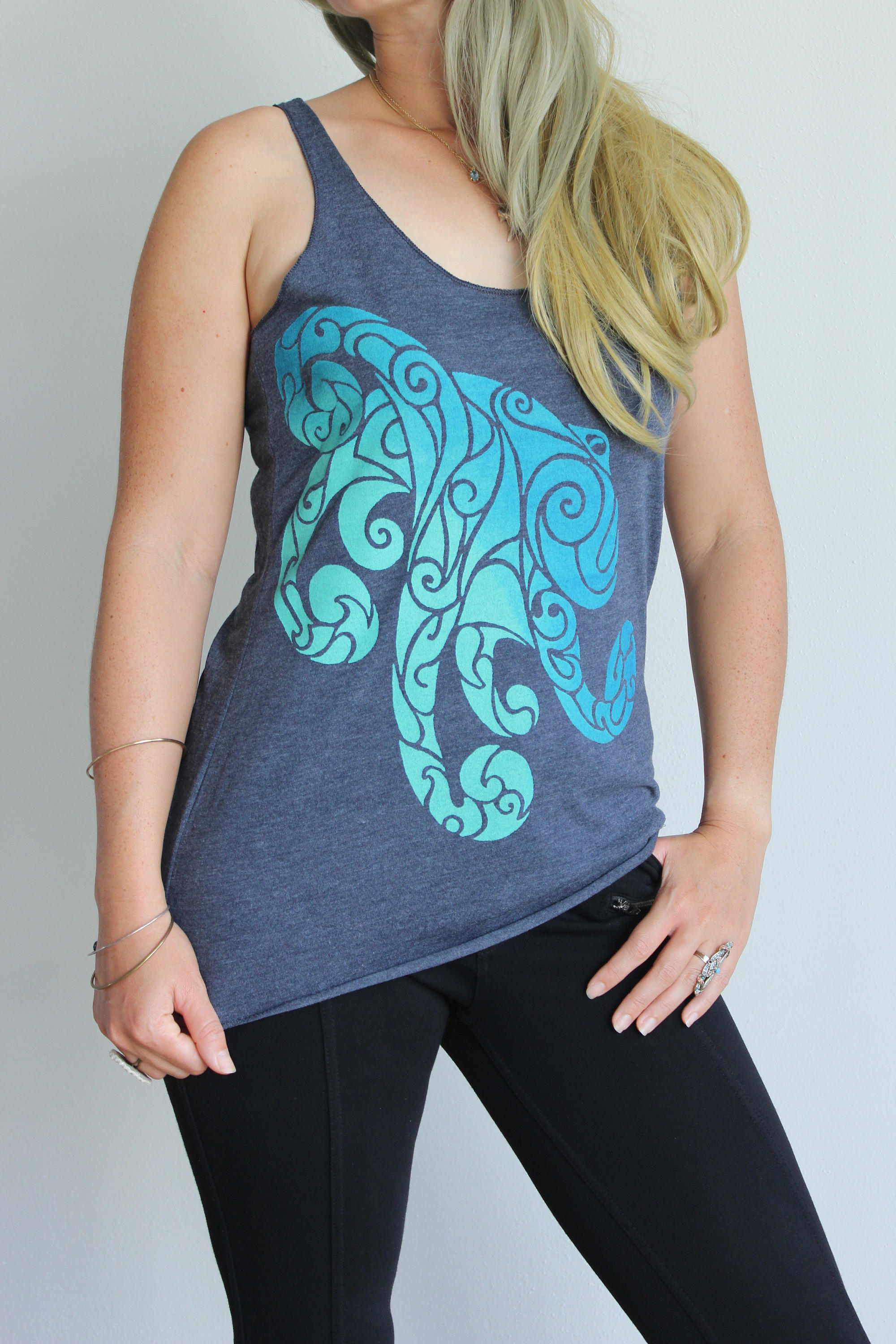 Octopus Tank Top Loose fit Marine conservation shirt. | Etsy