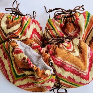 Small 6 Drawstring Pouch Round Cinch Bag Make-up Bag - Etsy