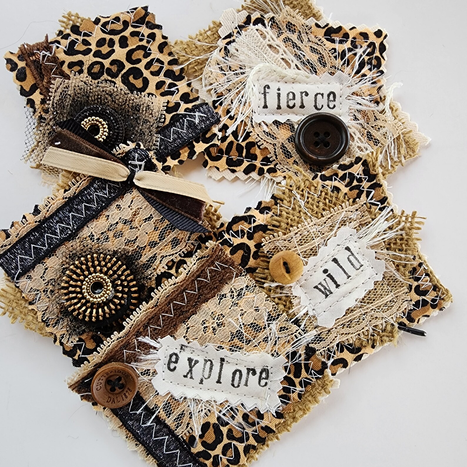 Cheetah Print Snippet Cluster Sets Animal Print Ephemera - Etsy