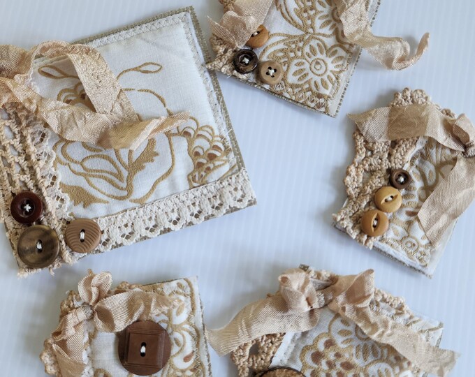 5-piece Journal Embellishment Set, Snippet Clusters, Junk Journal ...