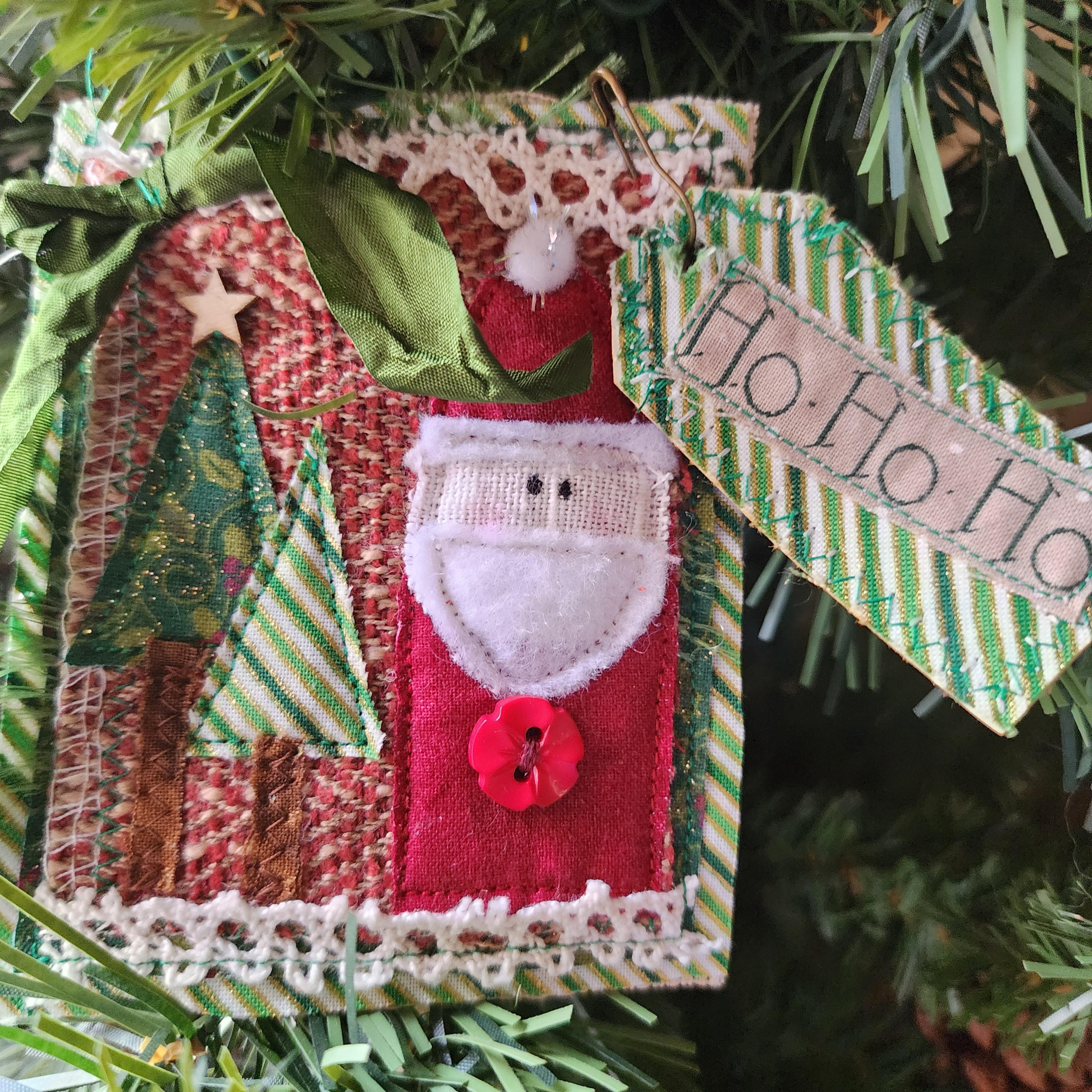 Christmas Snippet Art Clusters, Santa Junk Journal Ephemera, Red and ...