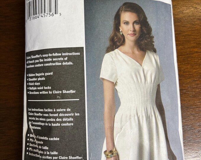Vogue V9046 Claire Schaeffer Couture Dress - Etsy