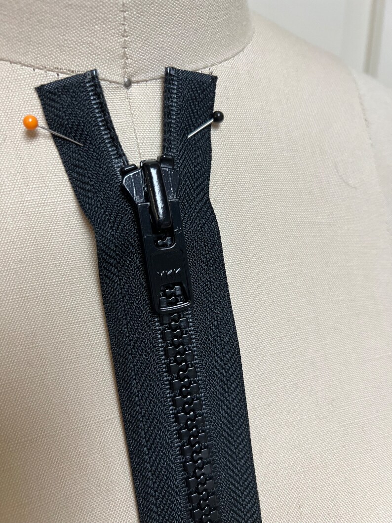 Black Heavy Duty Separating Zipper, 36 - Etsy