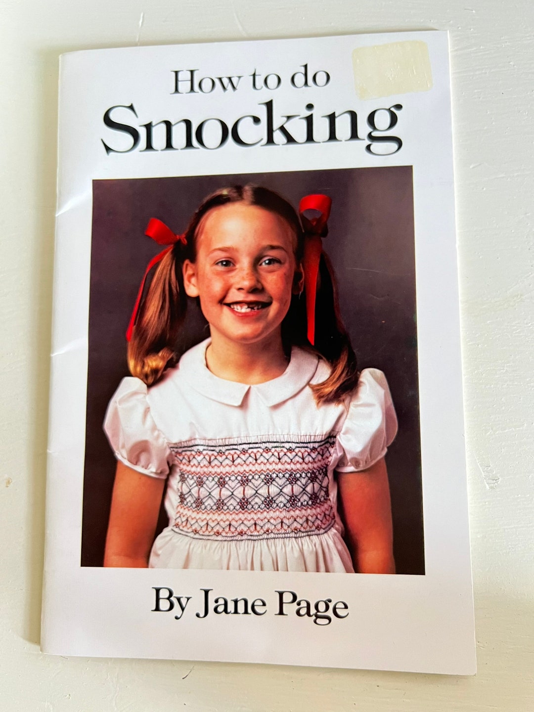 How to Do Smocking Pattern Book by Jane Page, 1970's - Etsy