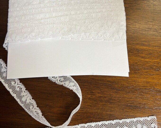 Vintage White Scroll Lace Insertion, 5/8 - Etsy
