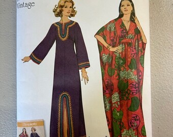 Vintage Simplicity Caftan Pattern - Etsy