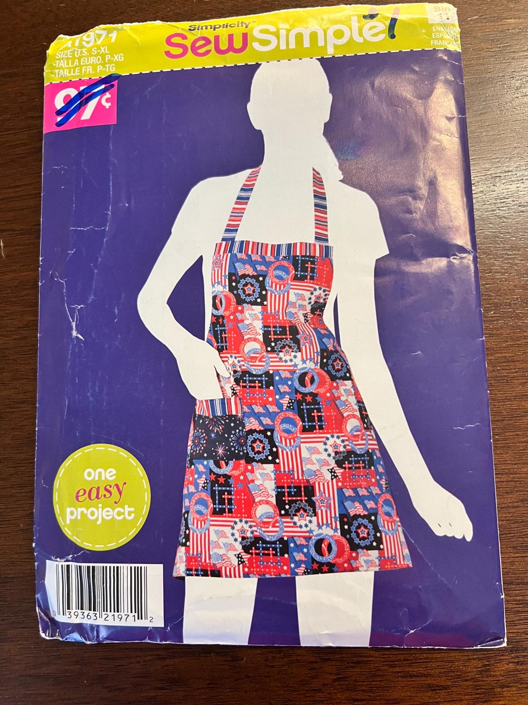 Simplicity Beginner Apron Sewing Pattern - Etsy