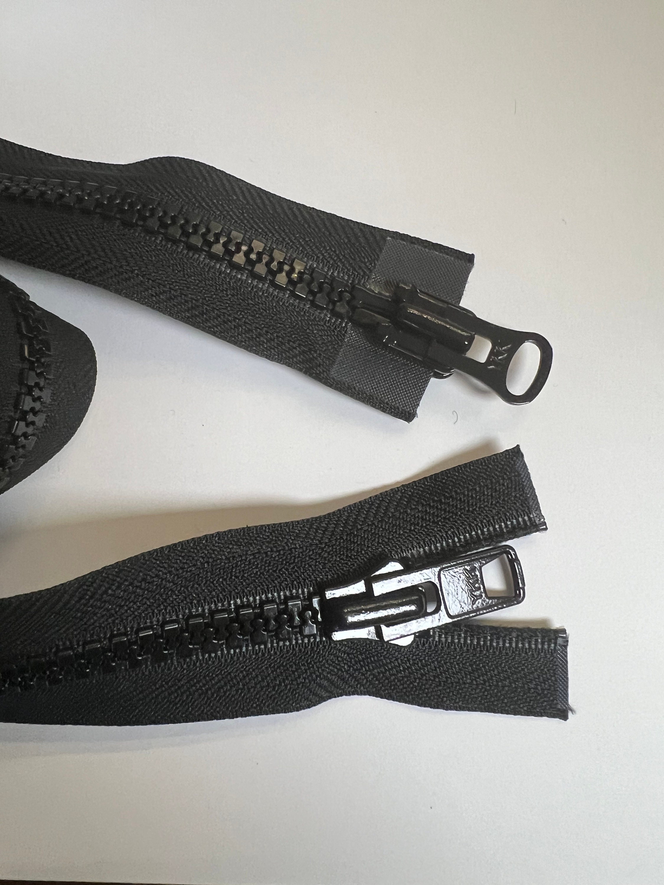 Black Heavy Duty Separating Zipper, 36 - Etsy