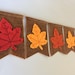 Felt Leaf Pattern for Hand Sewing Garland, Fall Decorating, Autumn ...