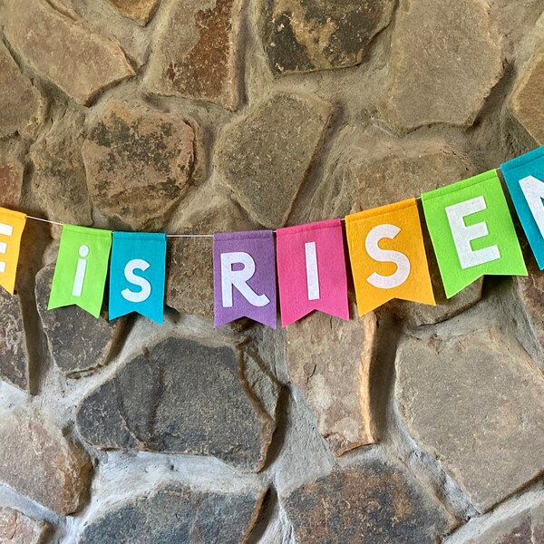 He is Risen Banner - Etsy