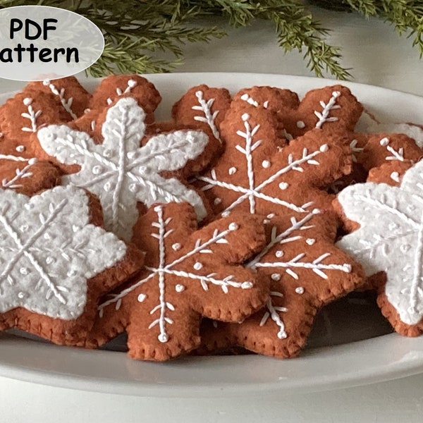 Felt Snowflake - Etsy