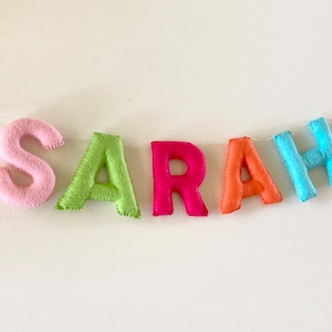 Pdf PATTERN Felt Alphabet Letters for Hand Sewing, Stuffed Garland ...