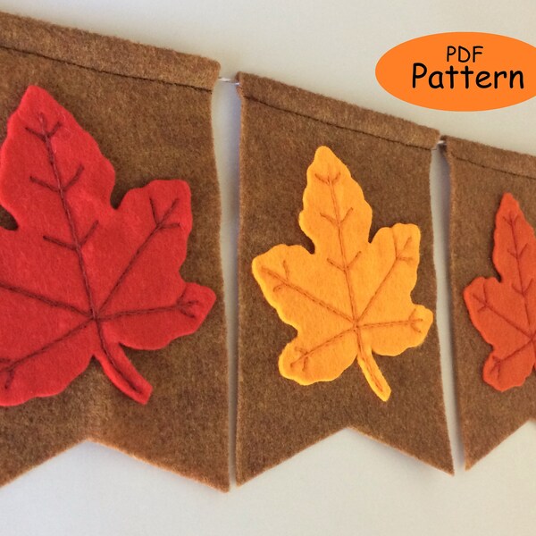 Fall Leaf Banner - Etsy