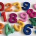 Pattern Felt Numbers for Hand Sewing, Soft Stuffed Learning Numbers Pdf ...