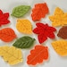 Felt Leaf Pattern for Hand Sewing Garland, Fall Decorating, Autumn ...