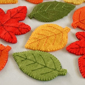 Felt Leaf Pattern for Hand Sewing Garland, Fall Decorating, Autumn Leaves Digital Download - Etsy
