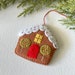 PATTERN Felt Gingerbread House Christmas Ornament Decoration, Pdf for ...