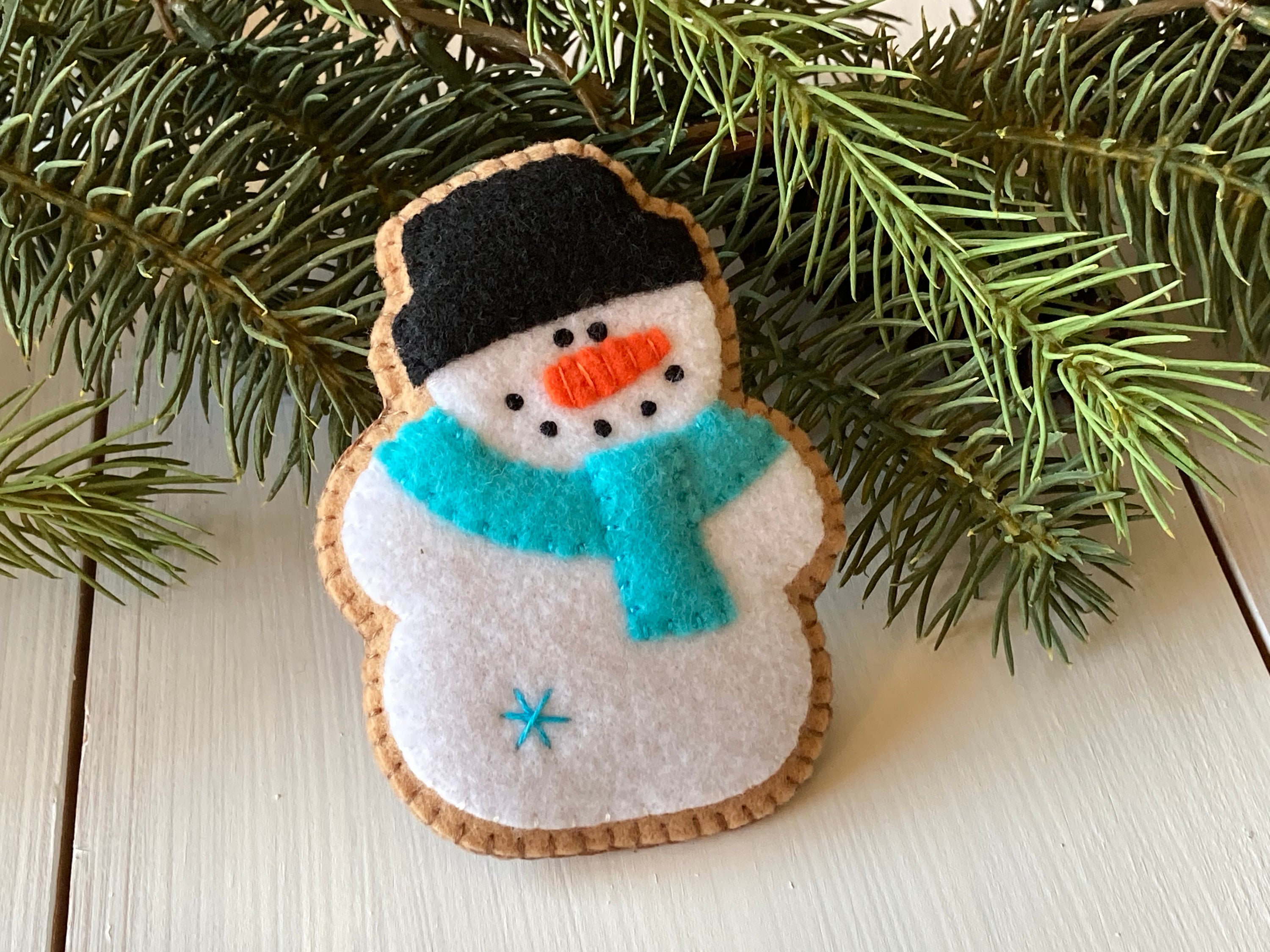 Christmas Ornaments Felt Pattern Christmas Cookies - Etsy Canada