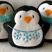 Penguin Ornament PATTERN Felt Christmas Decorations, Pdf for Hand ...