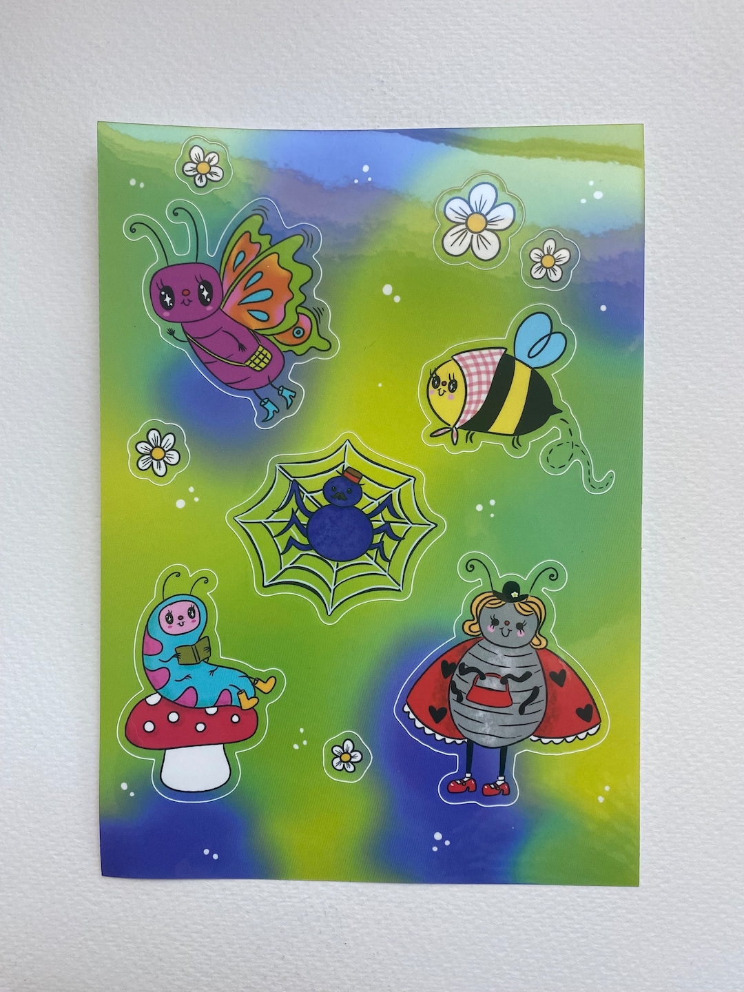 Bug Sticker Sheet - Etsy