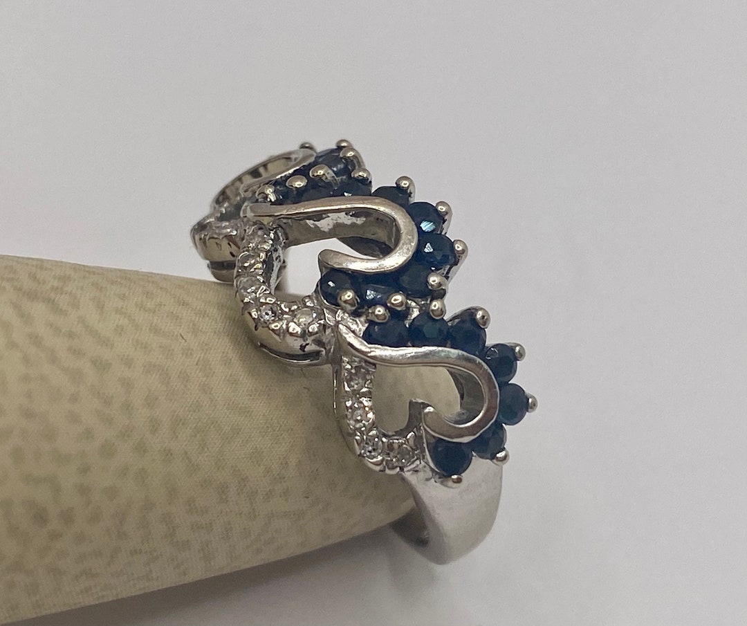 Beautiful Designer JCR John C Rinker 14K Solid White Gold Diamond and ...